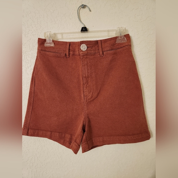 LOFT | Shorts | Nwt Loft Highrise Burnt Orange Shorts Size 25 | Poshmark